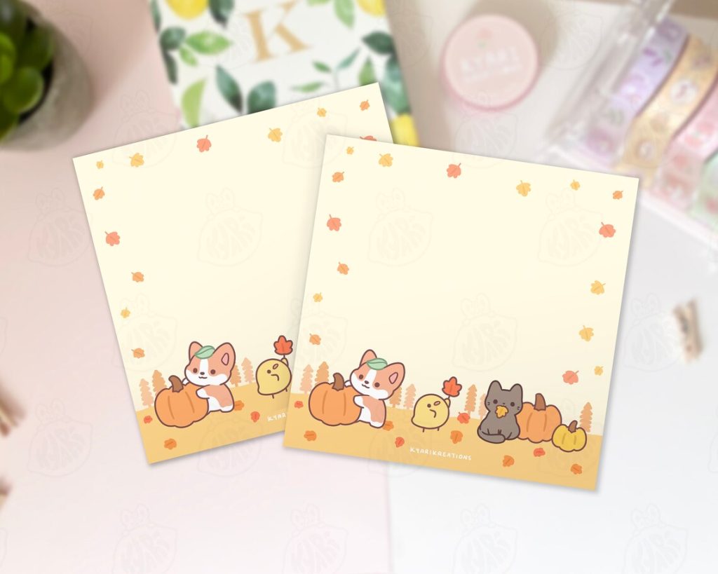 15 Cute Unique Fall Stationery For Your Bullet Journal