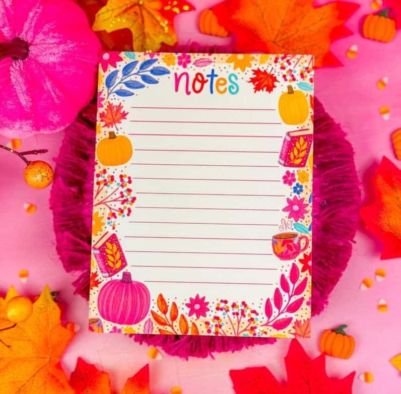 15 Cute Unique Fall Stationery For Your Bullet Journal