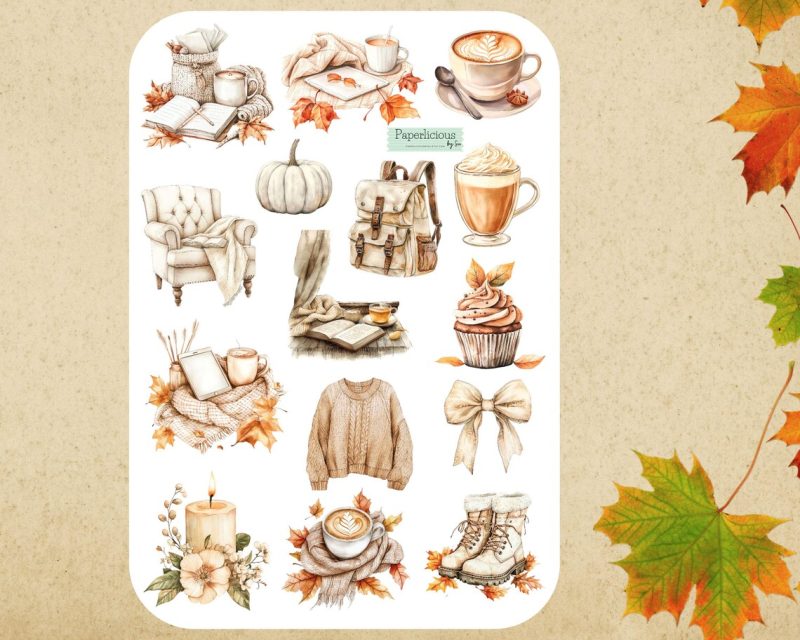 15 Cute Unique Fall Stationery For Your Bullet Journal