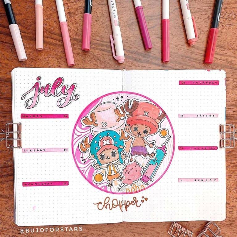 15 Bullet Journal Circle Weekly Spread Ideas