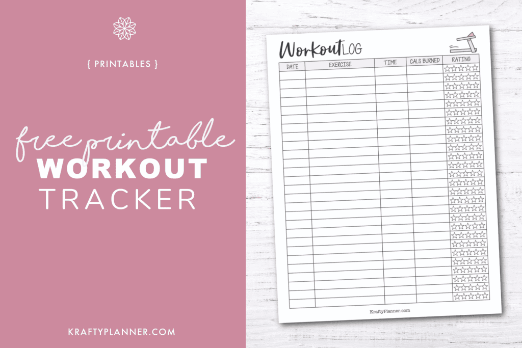 15+ Free Workout Tracker Printables