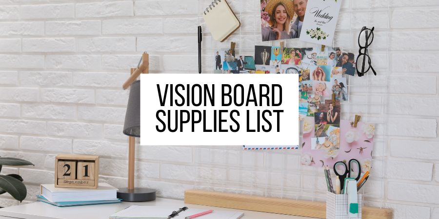 11 Supplies For A Vision Board In Your Bullet Journal