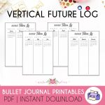 2025 Bullet Journal Future Log Bundle | Masha Plans