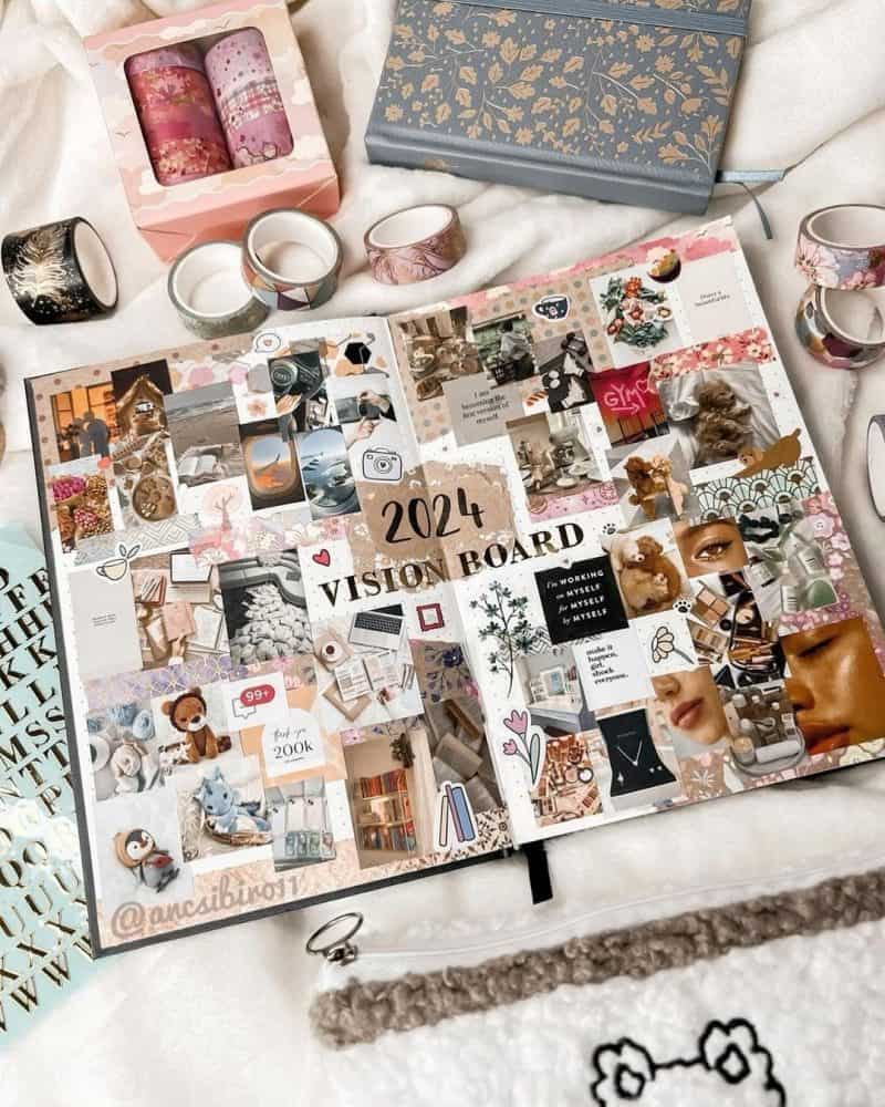 11 Vision Board Bullet Journal Page Ideas
