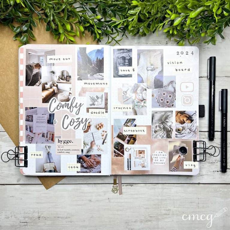 11 Vision Board Bullet Journal Page Ideas