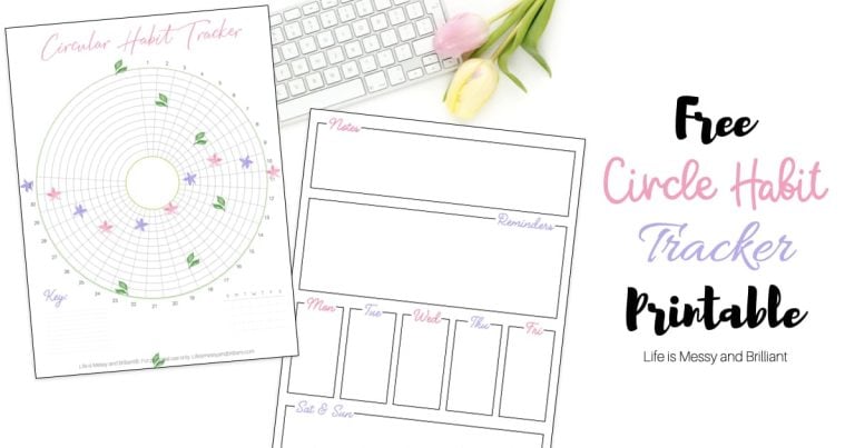 15+ Free Printable Circle Habit Trackers