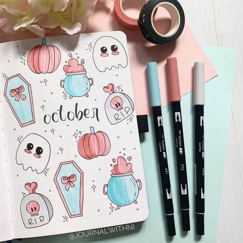 13 Cute Bullet Journal Cover Page Ideas
