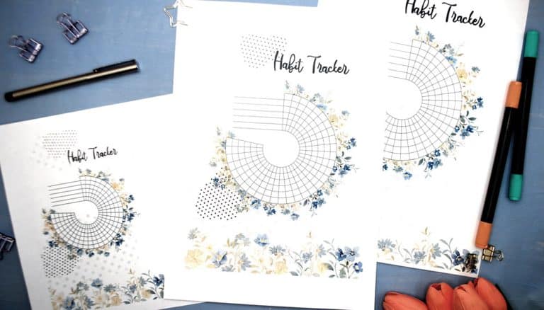 15+ Free Printable Circle Habit Trackers