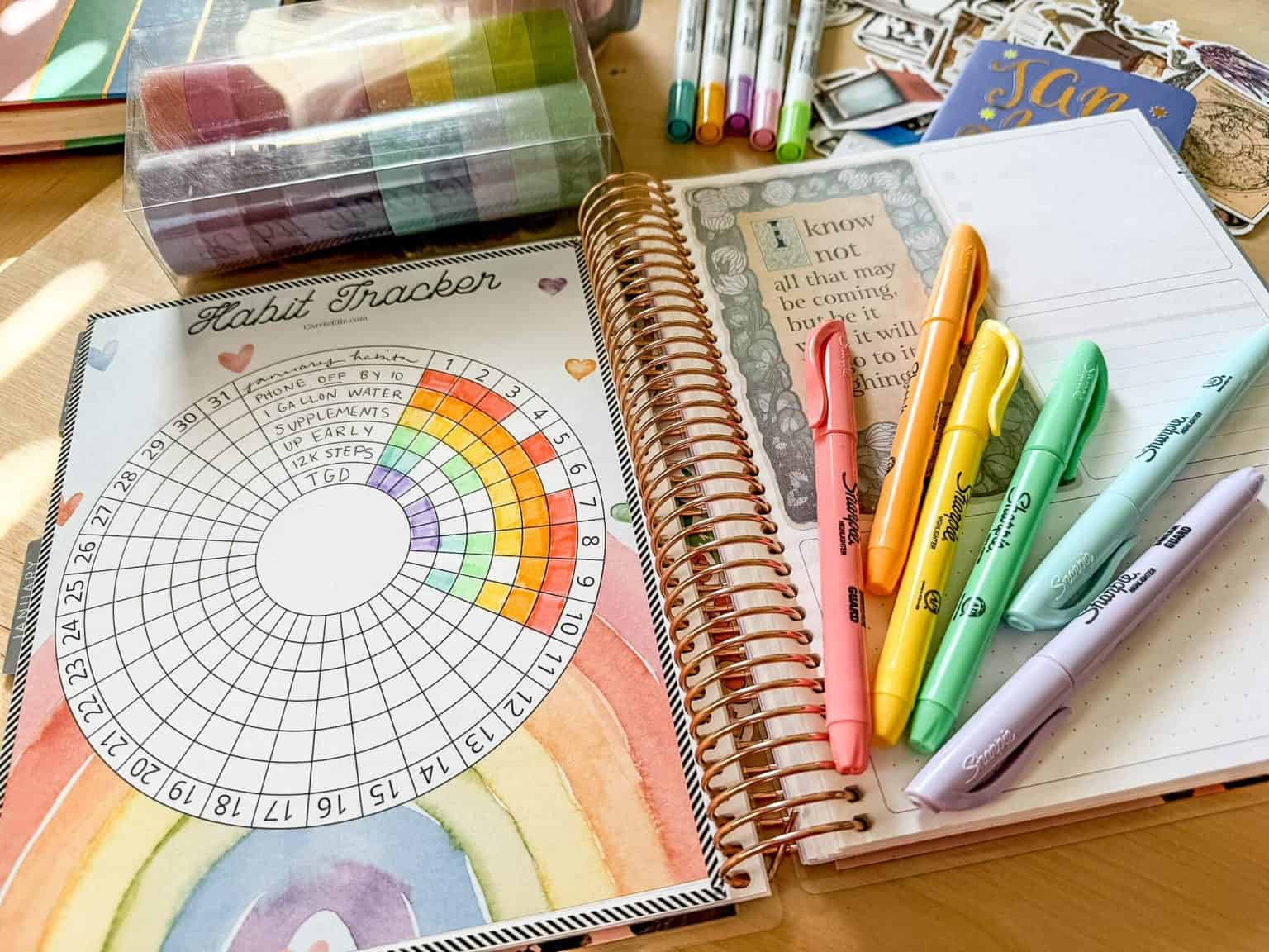 15+ Free Printable Circle Habit Trackers