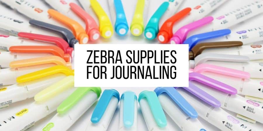 15 Zebra Stationery Products For Bullet Journaling