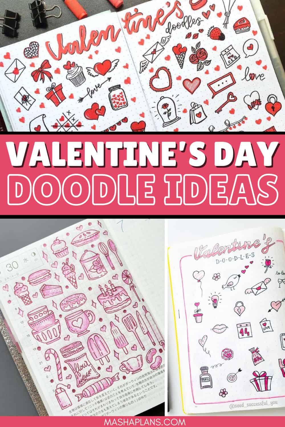 Easy Valentine's Day Doodles