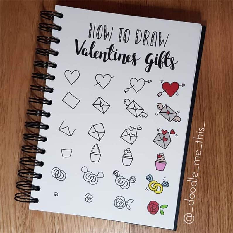 Easy Valentine's Day Doodles