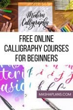 11 Free Online Calligraphy Courses For Beginners