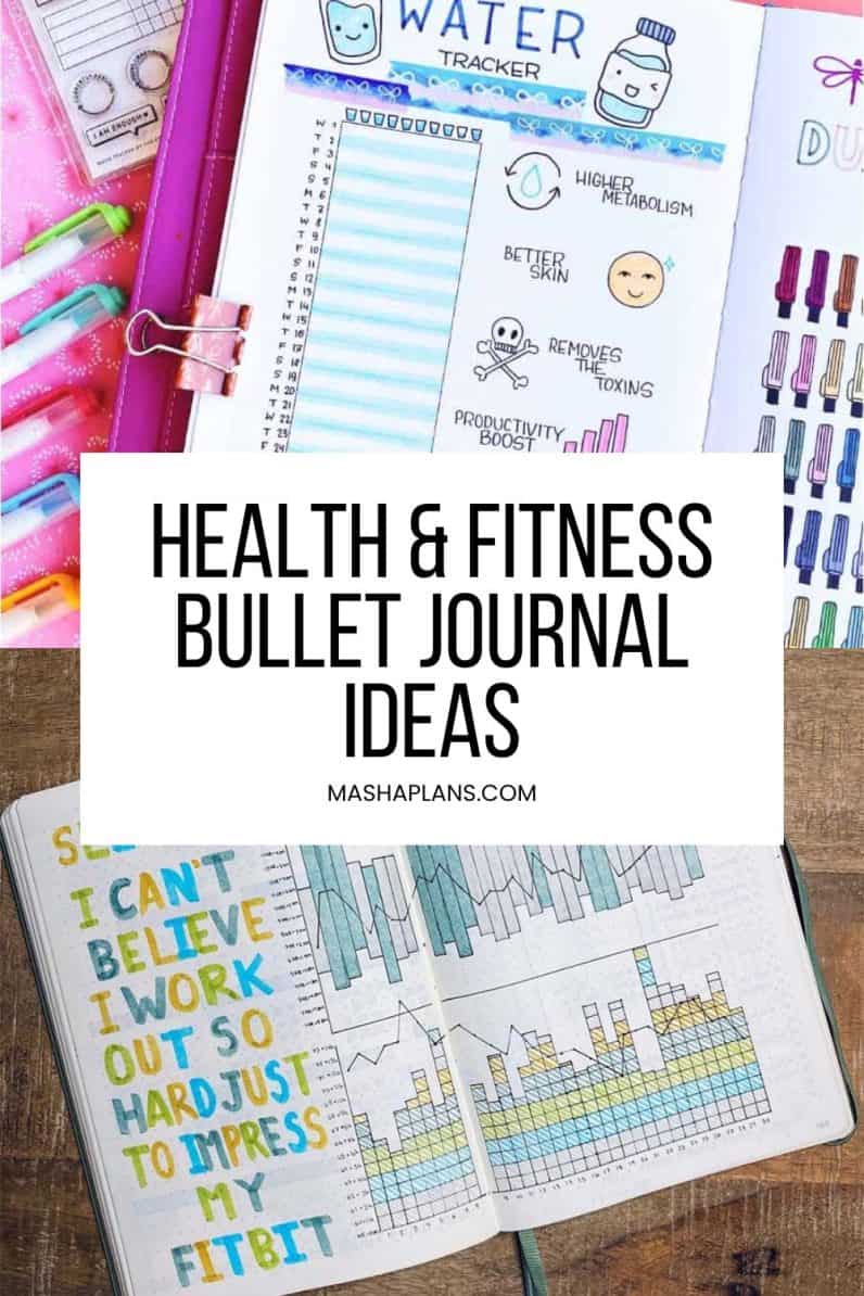 19 Health And Fitness Bullet Journal Ideas