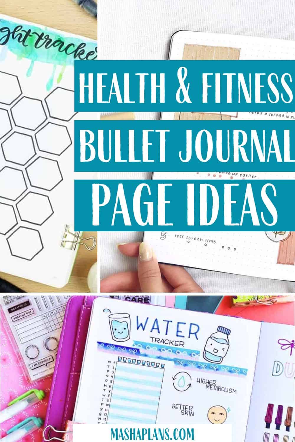 19 Health And Fitness Bullet Journal Ideas
