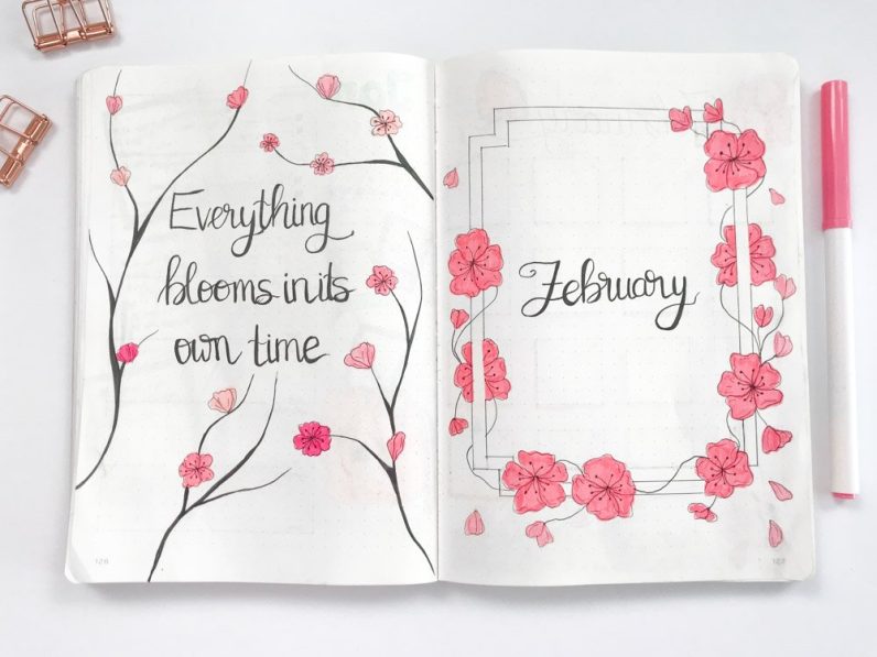 17 Valentine's Day Bullet Journal Inspirations