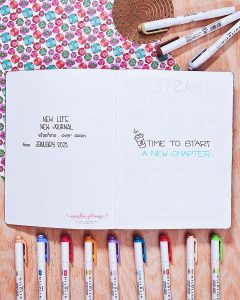 First Page Bullet Journal Ideas For Beginners