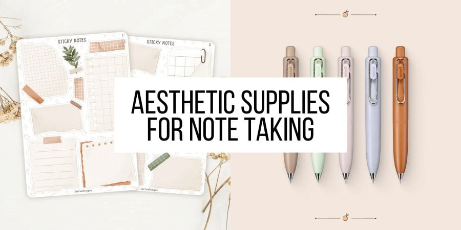 Note Taking Aesthetic New Notebook Smell | Study Aesthetic Handwriting