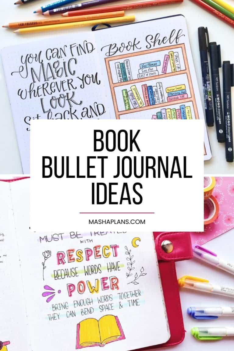 13 Enchanting Book Bullet Journal Ideas
