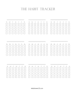 Free Mini Habit Tracker Printables