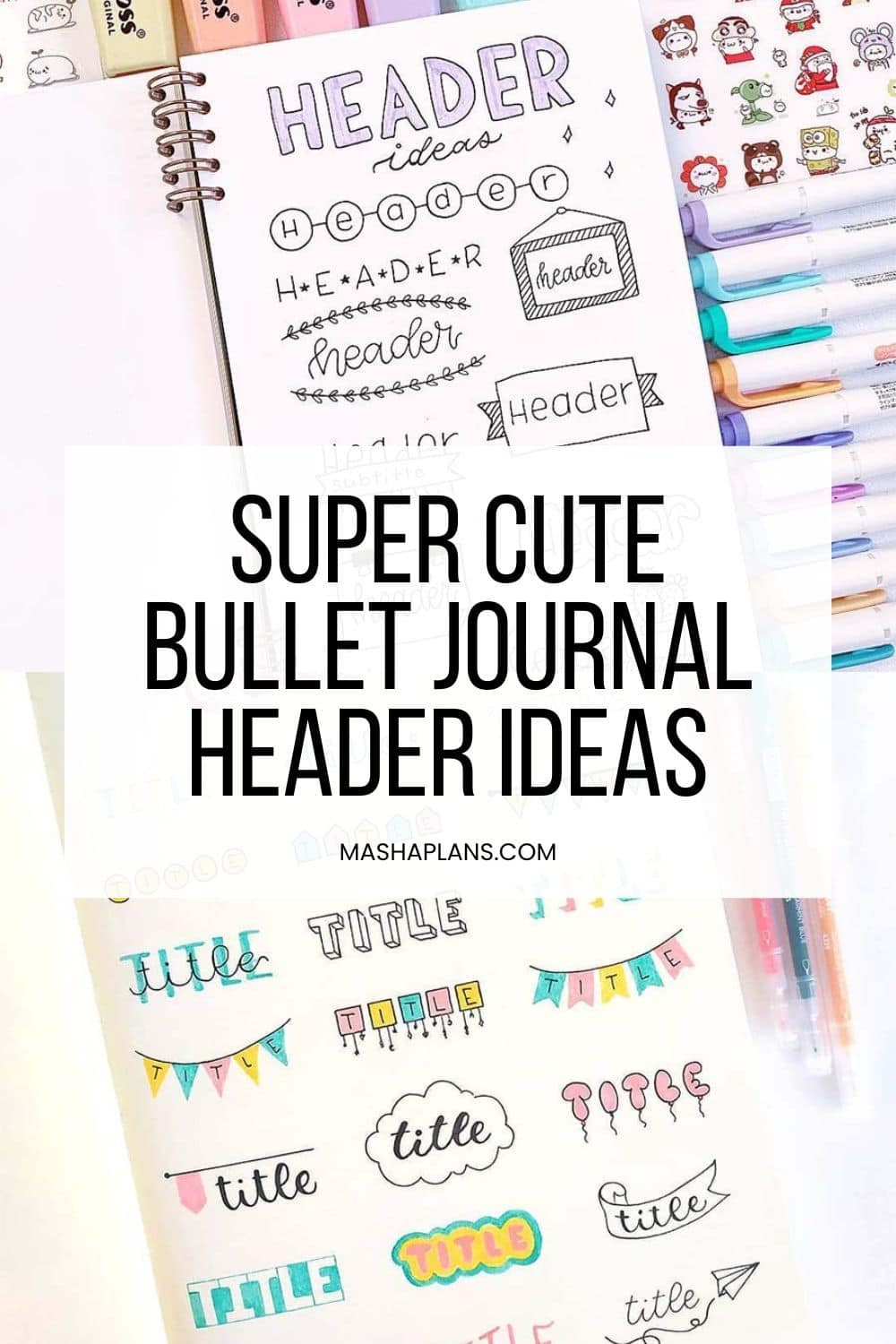 Cute Heading Ideas For Your Bullet Journal