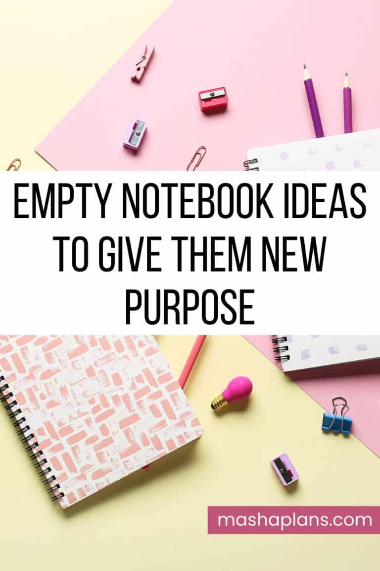 35 Empty Notebook Ideas To Give Them New Purpose