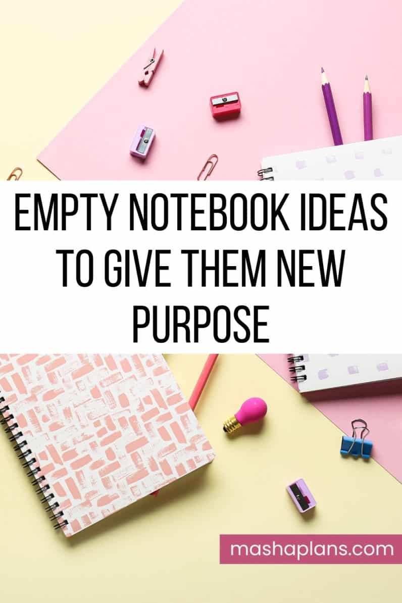 35 Empty Notebook Ideas To Give Them New Purpose