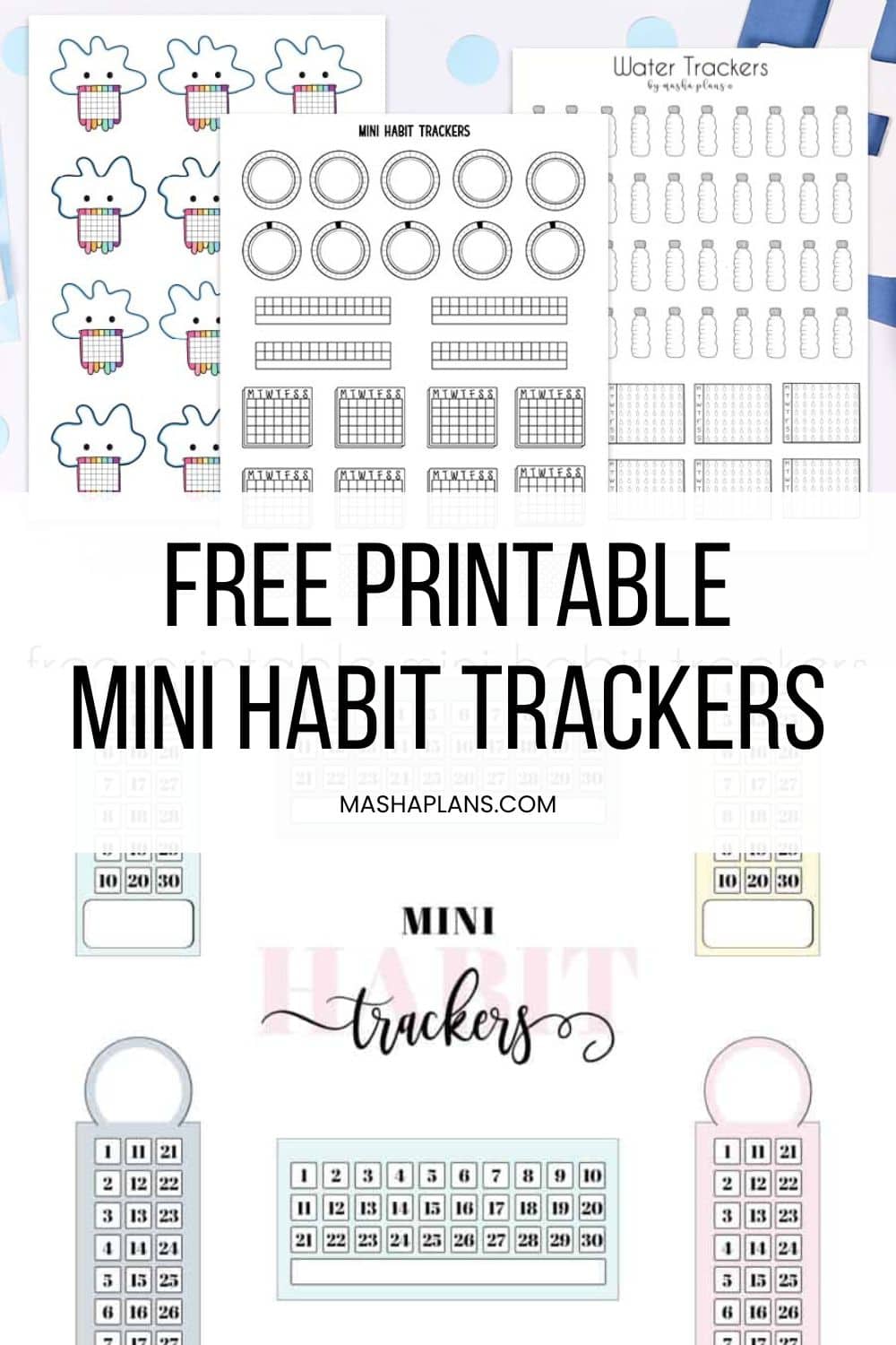 Free Mini Habit Tracker Printables