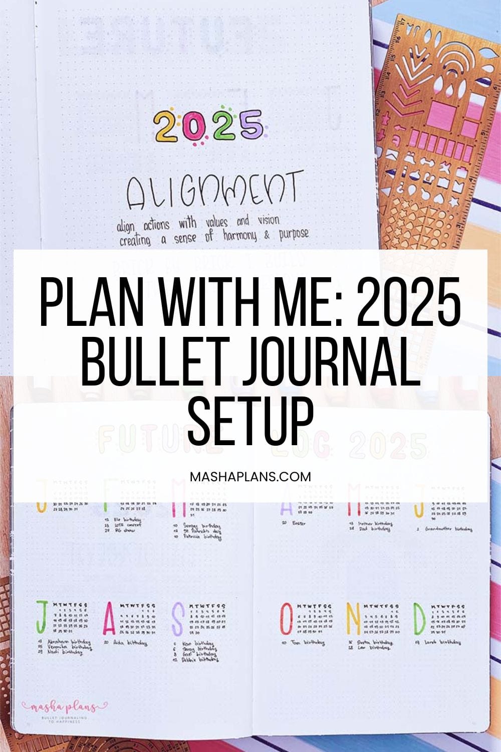 Plan With Me: 2025 Bullet Journal Setup