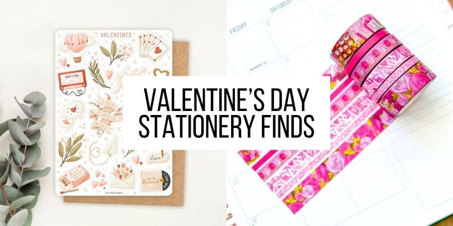 Valentine's Day Journaling Stationery Finds