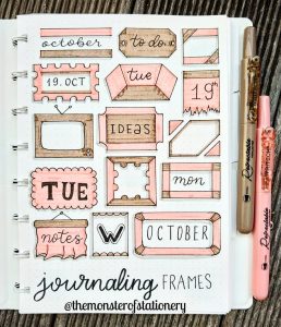 Cute Heading Ideas For Your Bullet Journal