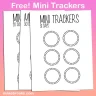 Free Printable Mini Habit Trackers
