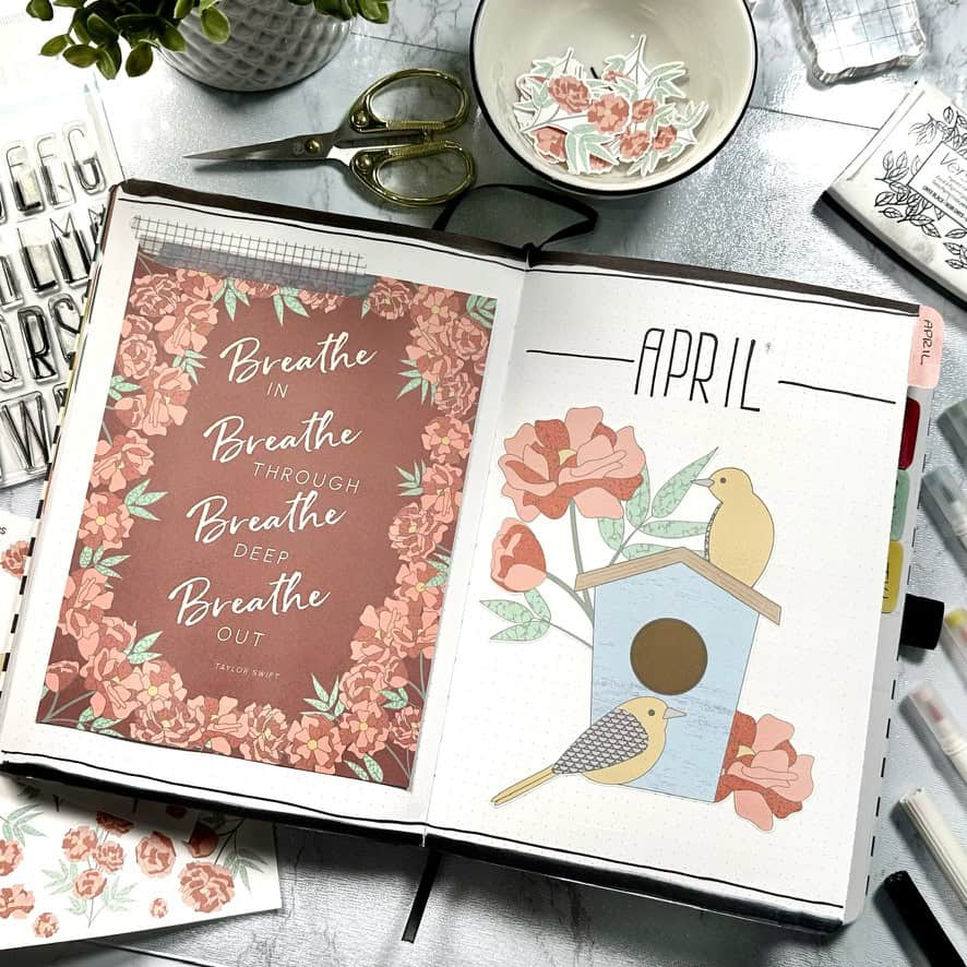 13 Inspiring Bullet Journal April Themes