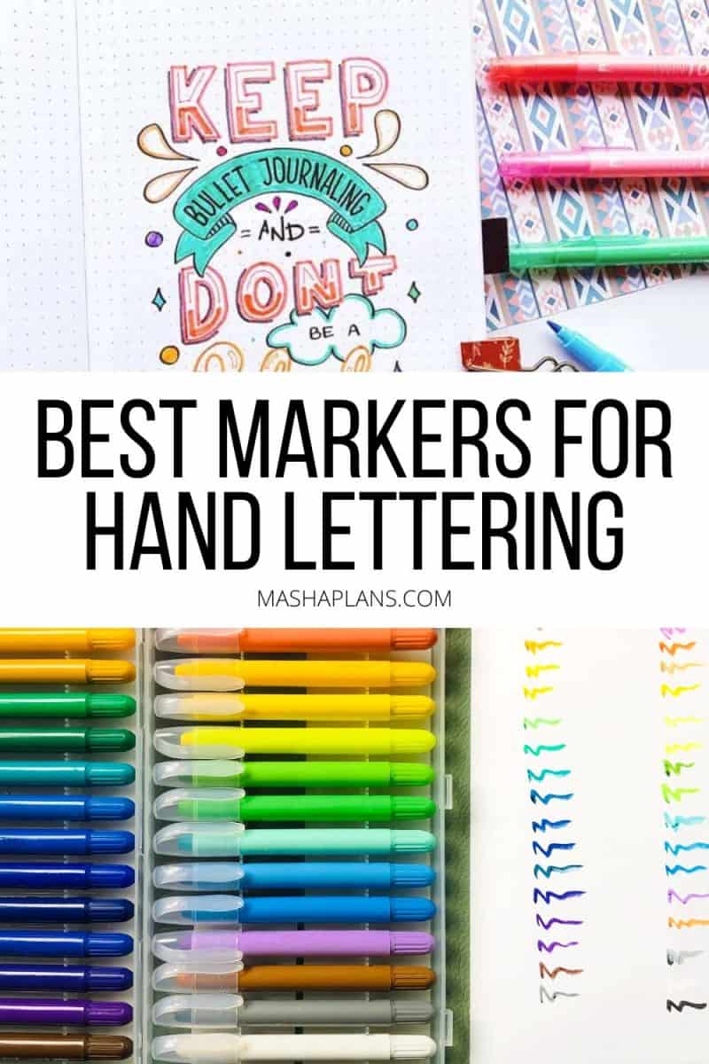 9 Best Markers For Hand Lettering
