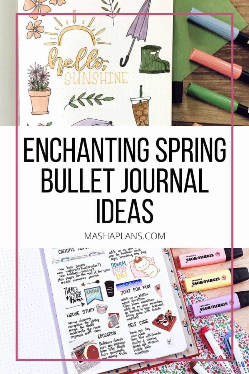 15 Enchanting Spring Bullet Journal Ideas