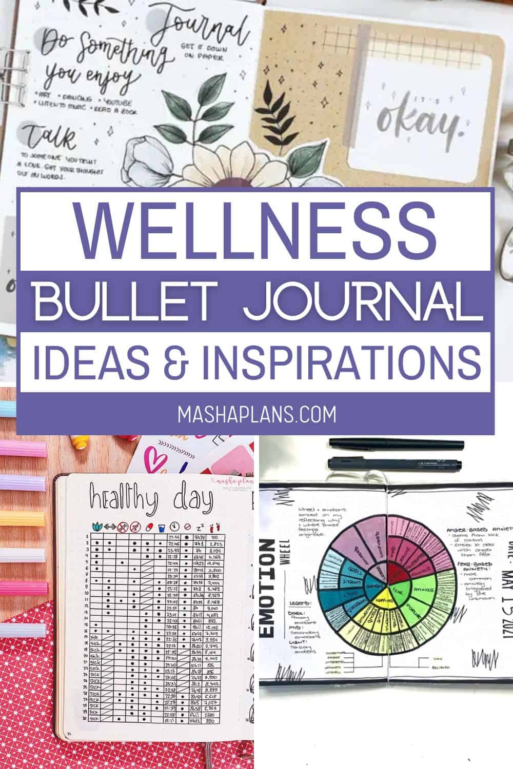 15 Impactful Wellness Bullet Journal Ideas