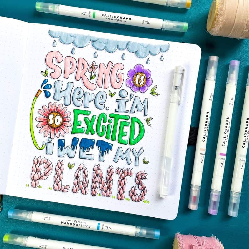 15 Enchanting Spring Bullet Journal Ideas