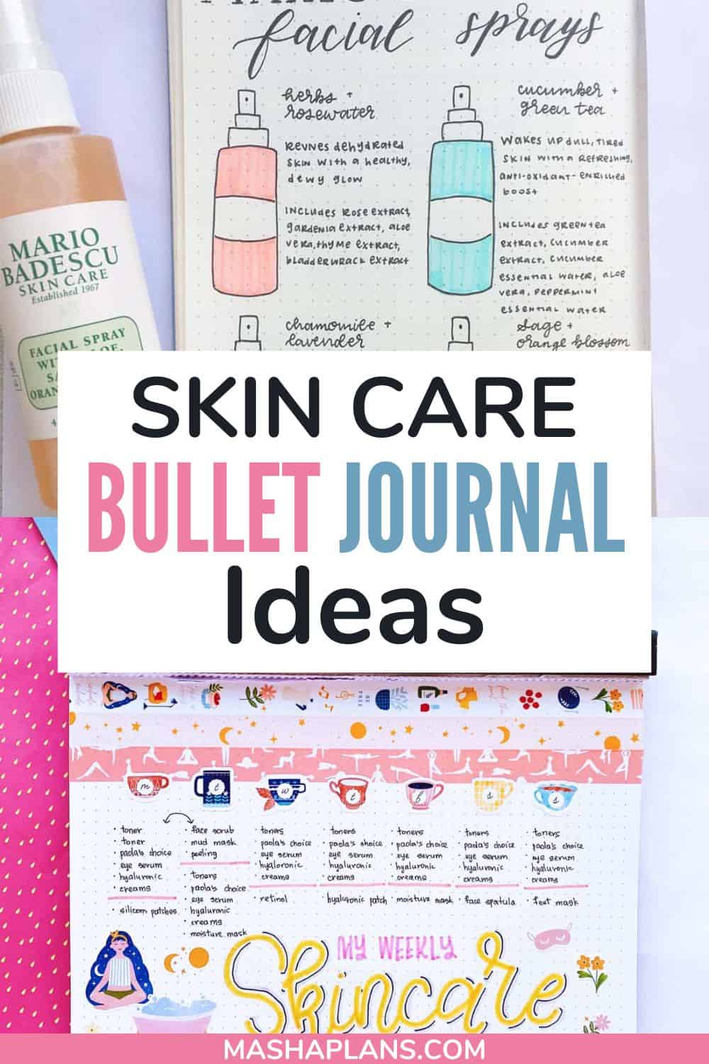 17 Skin Care Bullet Journal Ideas