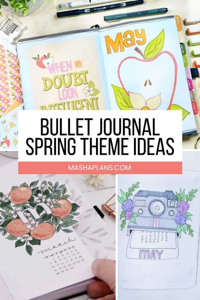 15 Spring Theme Ideas For Your Bullet Journal