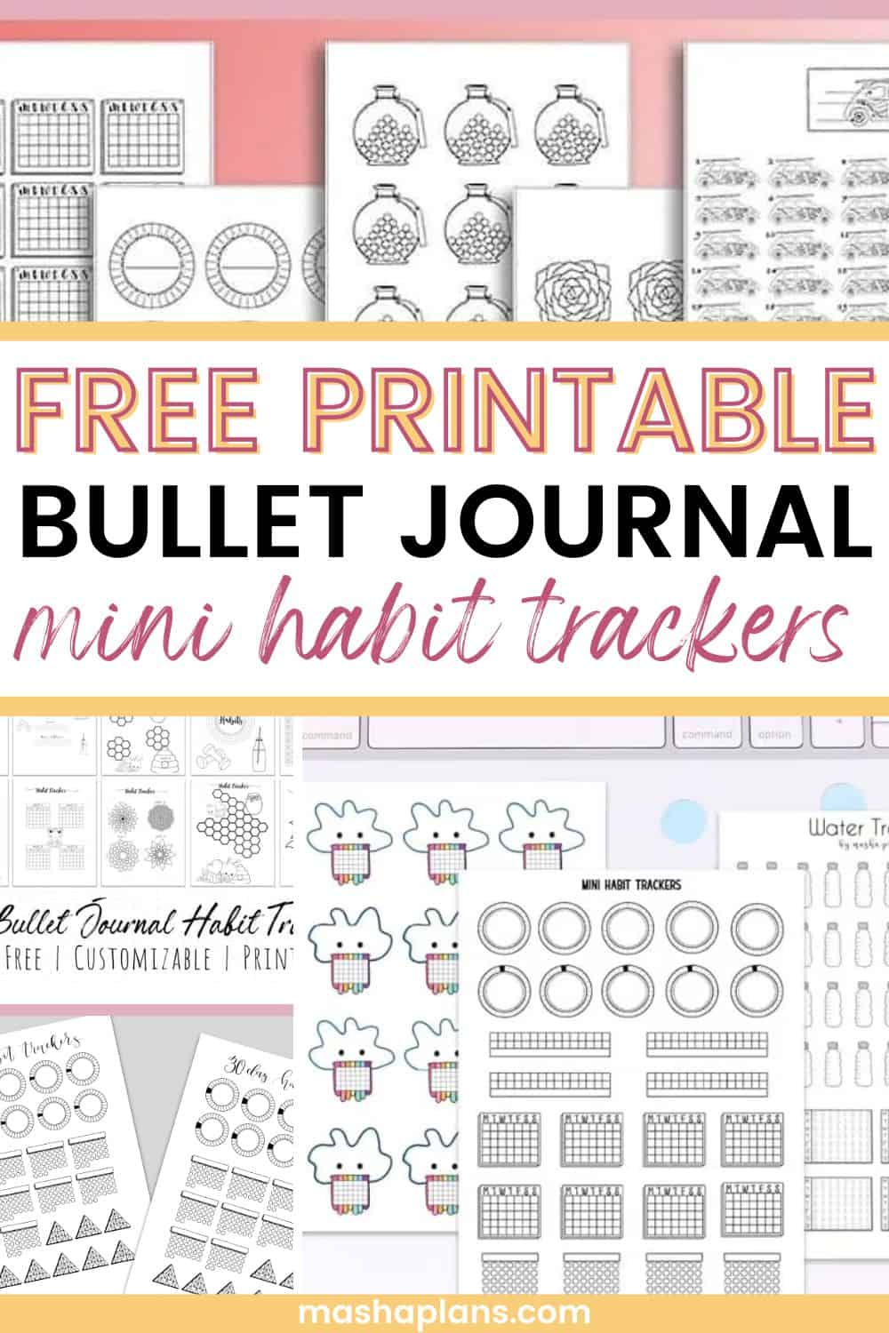 Free Printable Mini Habit Trackers