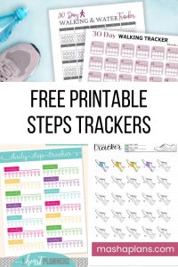Free Steps Tracker Printables