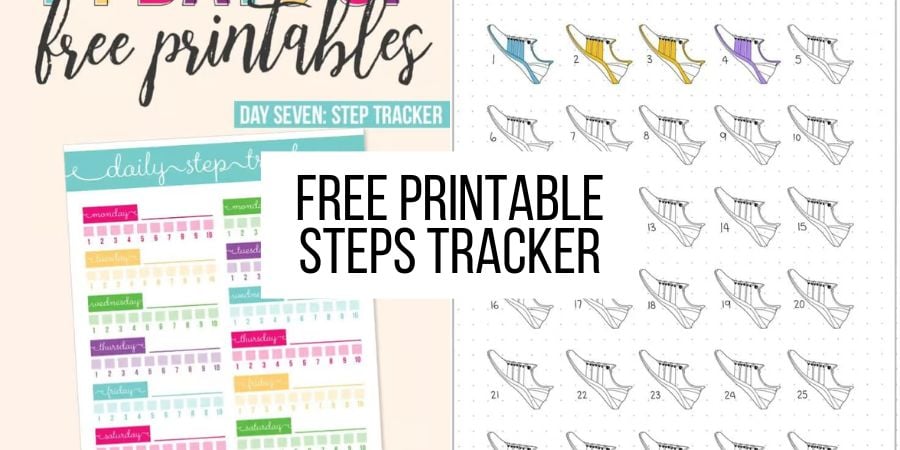 Free Steps Tracker Printables