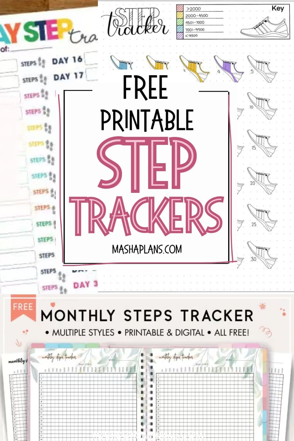 Free Steps Tracker Printables