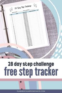 Free Steps Tracker Printables