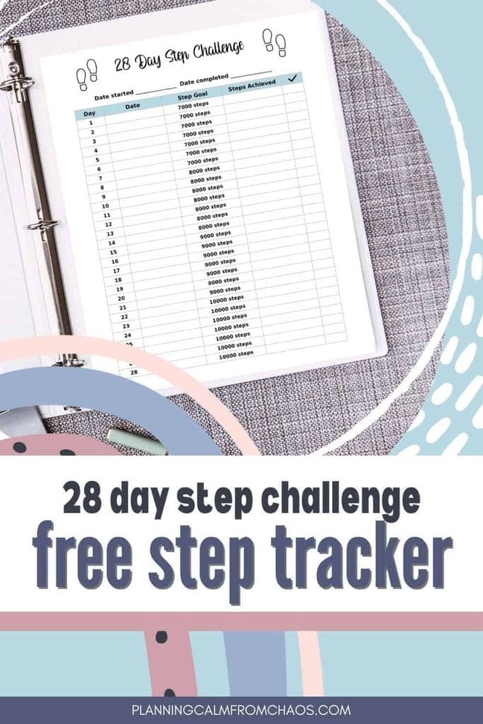 Free Steps Tracker Printables