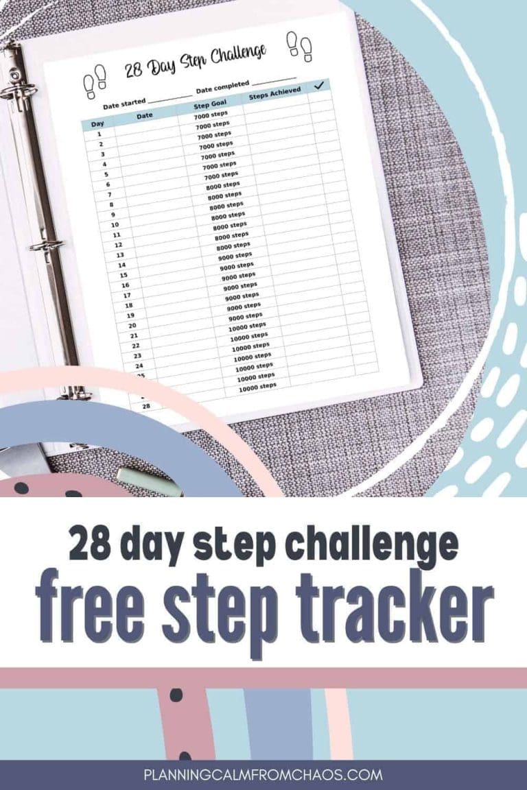 Free Steps Tracker Printables
