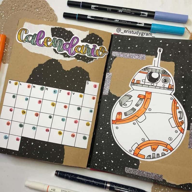 Amazing Star Wars Bullet Journal Ideas