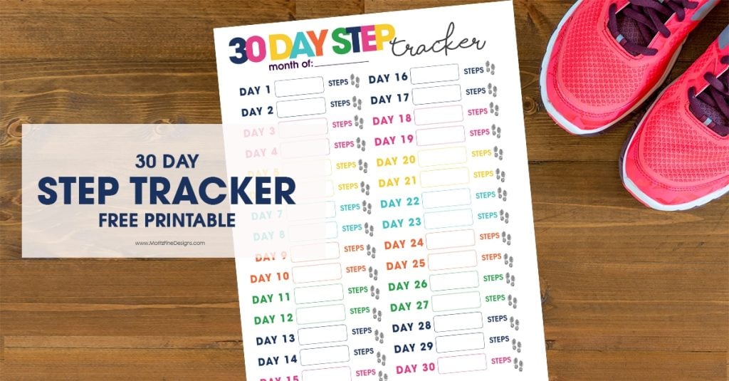 Free Steps Tracker Printables