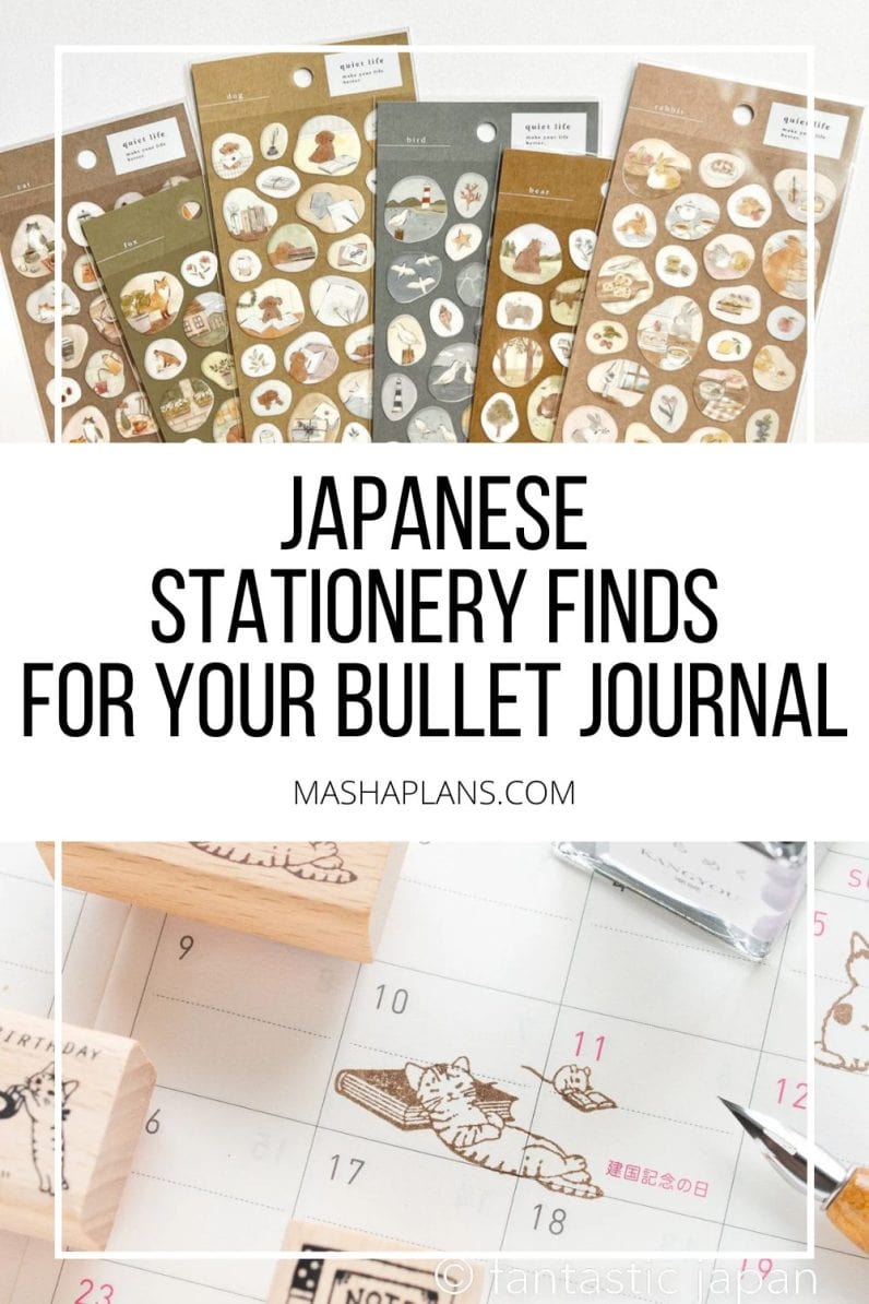 Japanese Stationery Finds For Bullet Journaling