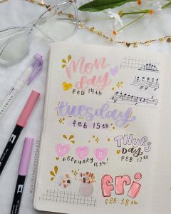 Aesthetic Heading Ideas For Your Bullet Journal